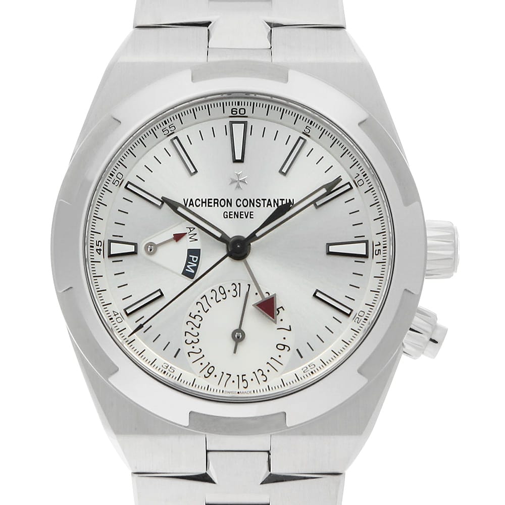 7900V/110A-B333 シルバー VACHERON CONSTANTIN（ヴァシュロンコンスタンタン）オーヴァーシーズ デュアルタイム ...