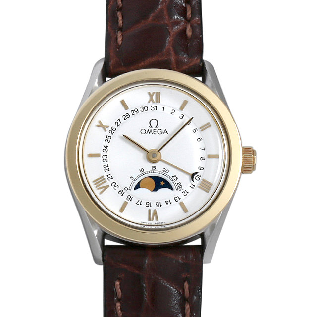 566.0286.766.0886 OMEGA（オメガ） ポインターデイト ムーンフェイズ Cal.2685 中古 | 東京・大阪の高級 ...