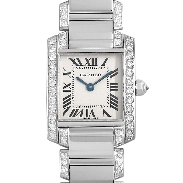 WE1002SF Cartier（カルティエ） タンクフランセーズ SM サイドダイヤ ブレスハーフダイヤ 中古 | 東京・大阪の高級ブランド ...