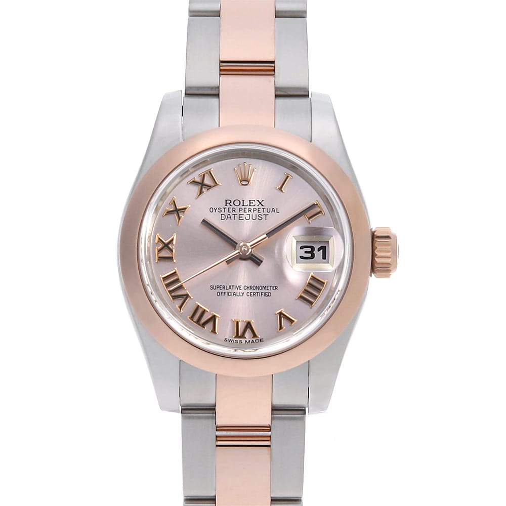 179161 ピンク ROLEX（ロレックス）デイトジャスト 中古 | 東京・大阪の高級ブランド時計の販売・通販ならGINZA RASIN ...