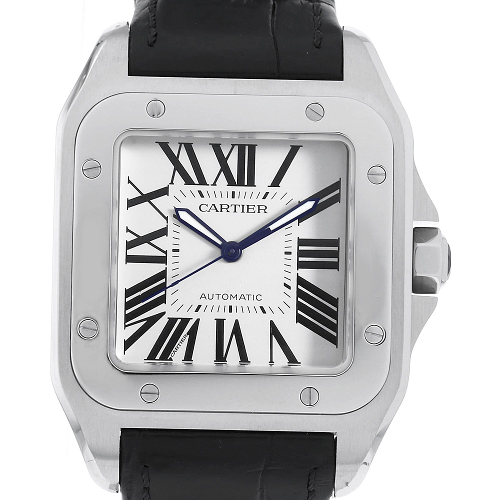 W20073X8 Cartier（カルティエ） サントス100 LM 中古 | 東京・大阪の高級ブランド時計の販売・通販ならGINZA ...