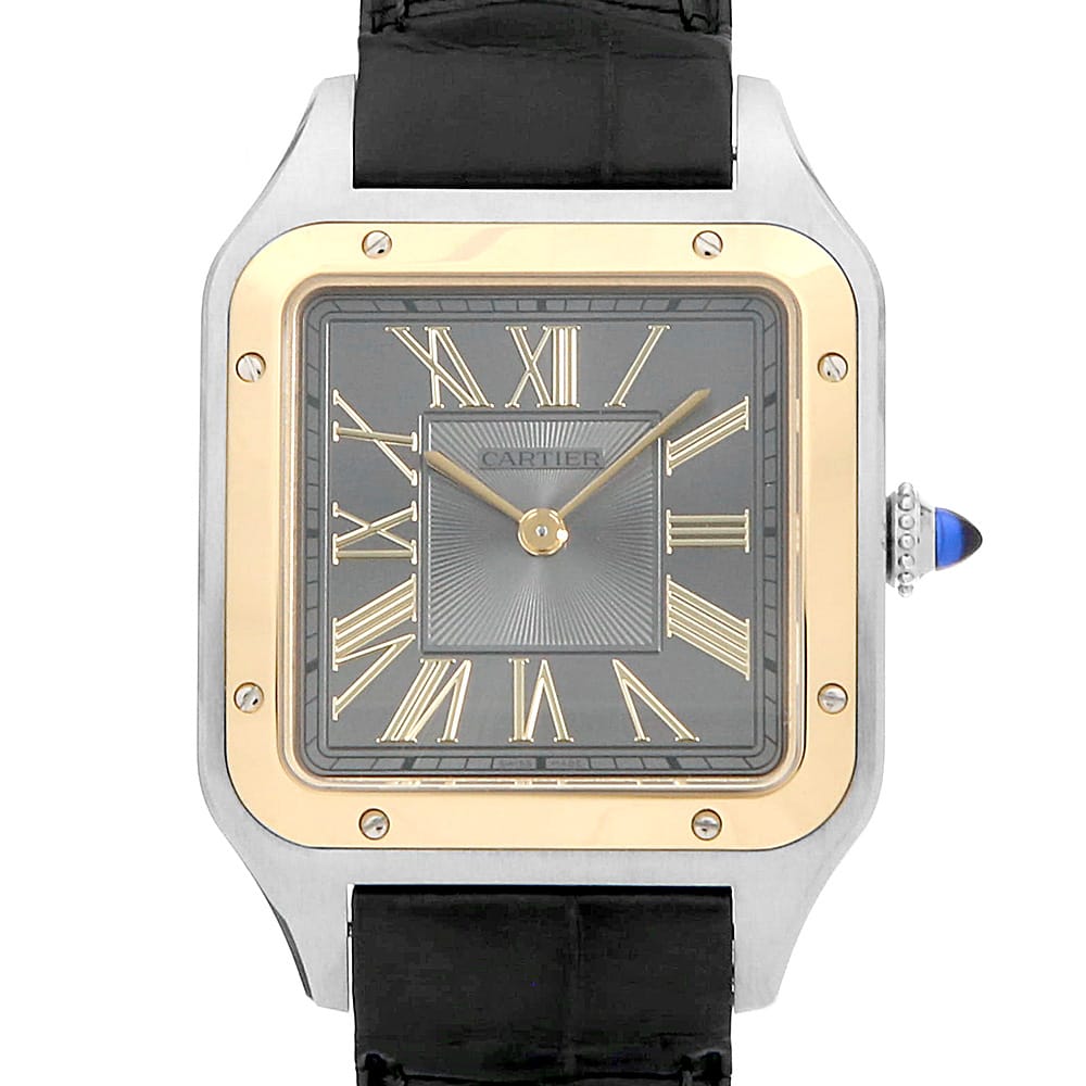 W2SA0028 グレー Cartier（カルティエ）サントスデュモン ラージモデル 中古 | 東京・大阪の高級ブランド時計の販売・通販なら ...