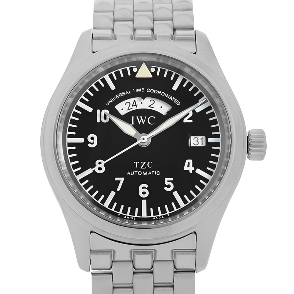 IW325102(3251-02) ブラック IWC フリーガーUTC 中古 | 高級ブランド時計の販売・通販ならGINZA RASIN ...