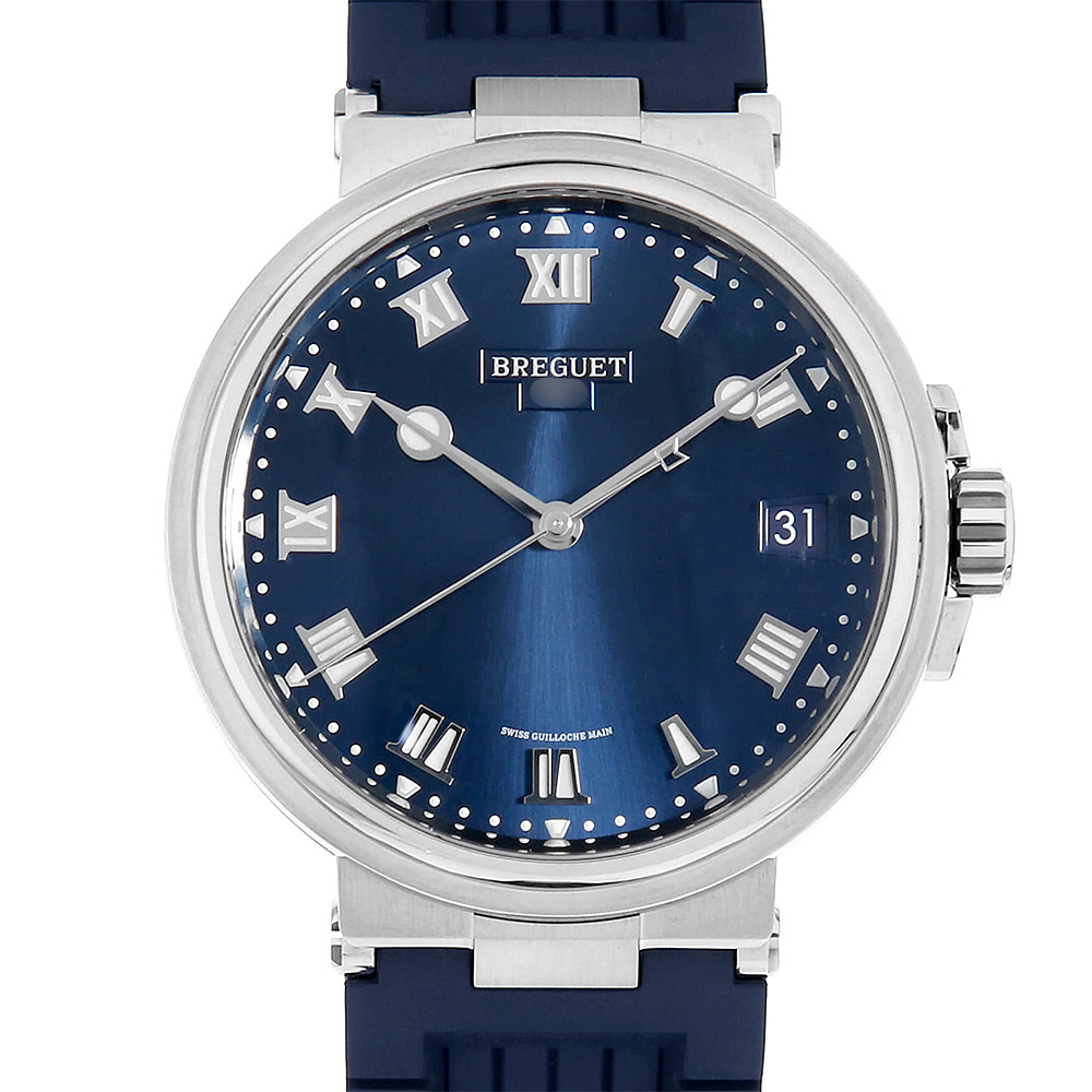 5517TI/Y1/5ZU ブルー Breguet（ブレゲ）マリーン5517 中古 | 東京・大阪の高級ブランド時計の販売・通販ならGINZA ...