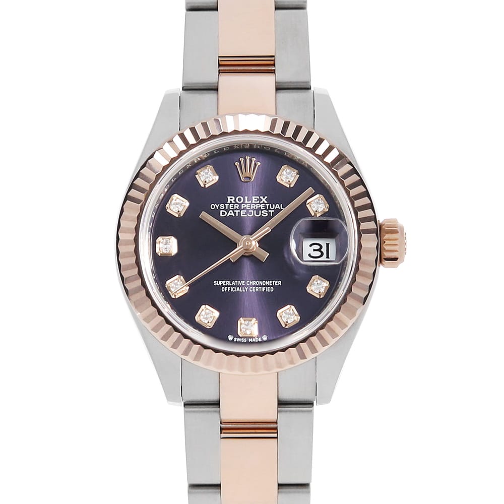 279171G オーベルジーヌ ROLEX（ロレックス）デイトジャスト 10Pダイヤ 中古 | 東京・大阪の高級ブランド時計の販売・通販なら ...