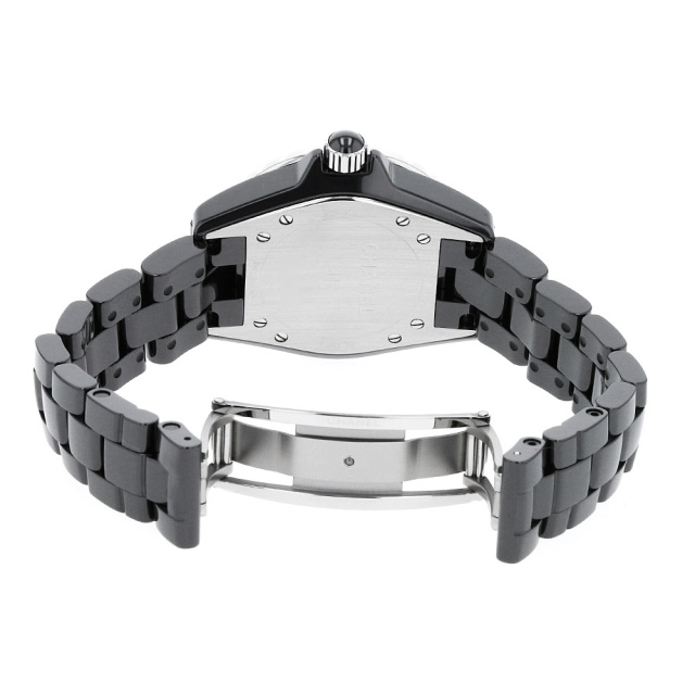 H2122 CHANEL（シャネル） J12 黒セラミック 12P/センターダイヤ 中古 | 高級ブランド時計の販売・通販ならGINZA ...