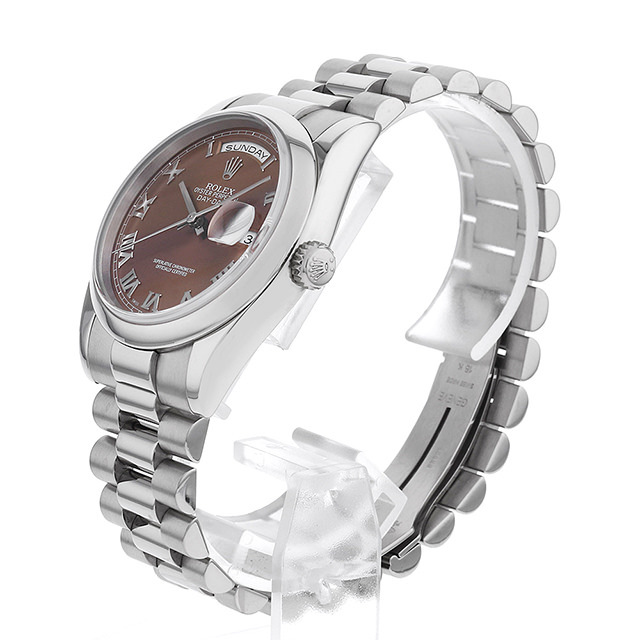 118209 ROLEX（ロレックス） デイデイト ハバナ/ローマ 中古 | 東京・大阪の高級ブランド時計の販売・通販ならGINZA ...