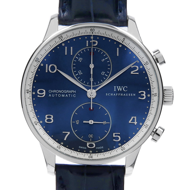 IW371432 ブルー IWC ポルトギーゼ クロノグラフ ローレウス 中古 | 東京・大阪の高級ブランド時計の販売・通販ならGINZA ...