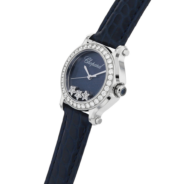 278509-3050 ブルー Chopard（ショパール）ハッピースポーツ ミニ ウォッチ 中古 | 東京・大阪の高級ブランド時計の販売・通販ならGINZA RASIN - U-2785093050