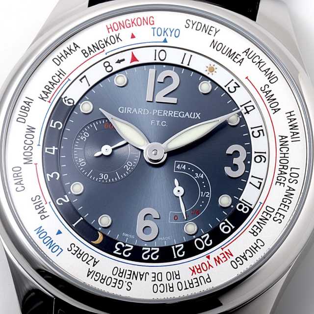 49850-11-254-BA6A ブルー Girard-Perregaux（ジラールペルゴ）WW.TC フィナンシャル パワーリザーブ 中古 ...