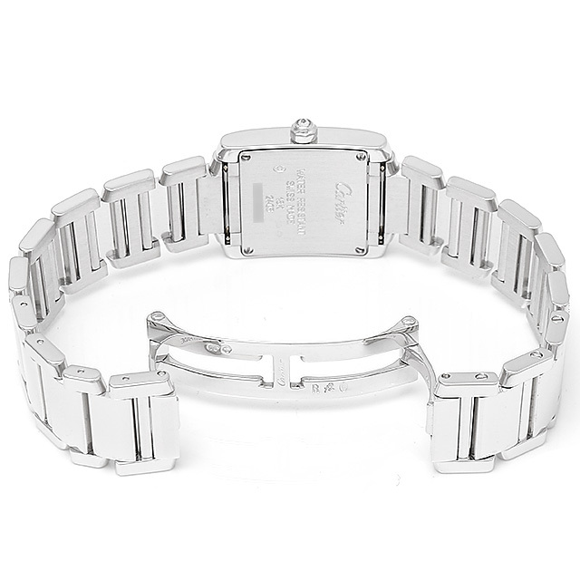 WE1002SF Cartier（カルティエ） タンクフランセーズ SM サイドダイヤ ブレスハーフダイヤ 中古 | 東京・大阪の高級ブランド ...