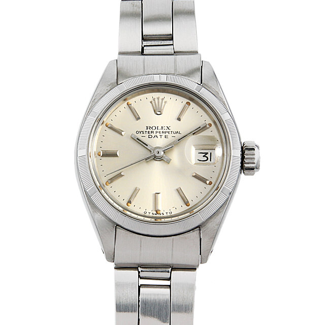 6916 シルバー/バー 37番 ROLEX（ロレックス） オイスターデイト 中古 | 東京・大阪の高級ブランド時計の販売・通販ならGINZA ...