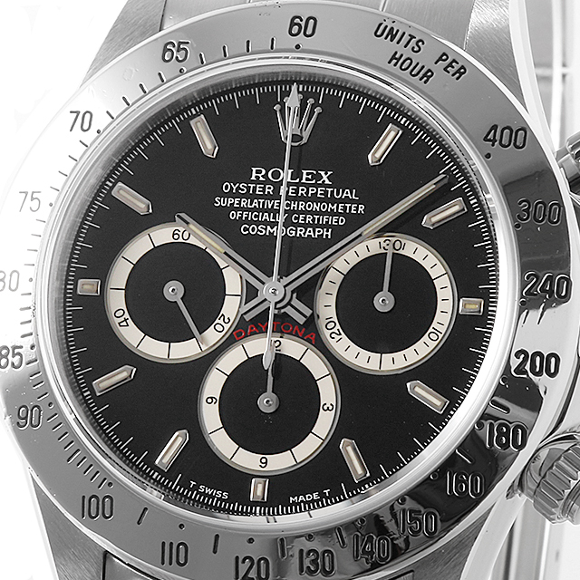 16520 ブラック/オールトリチウム/シングルバックル/逆6ダイアル N番 ROLEX（ロレックス） コスモグラフ デイトナ 中古 | 東京 ...