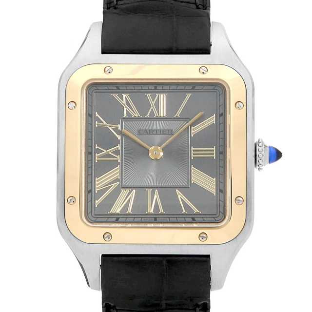 W2SA0028 グレー Cartier（カルティエ）サントスデュモン ラージモデル 中古 | 東京・大阪の高級ブランド時計の販売・通販なら ...