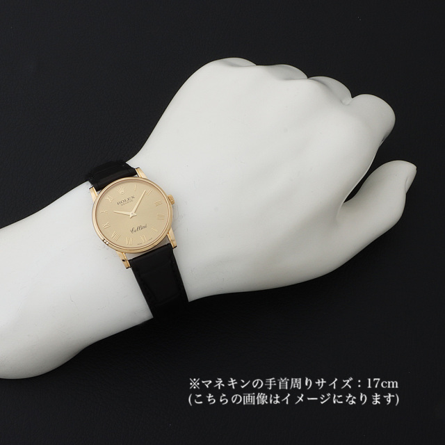 5116/8 シャンパン ROLEX（ロレックス）チェリーニ 中古 | 高級ブランド時計の販売・通販ならGINZA RASIN - U-51168CH