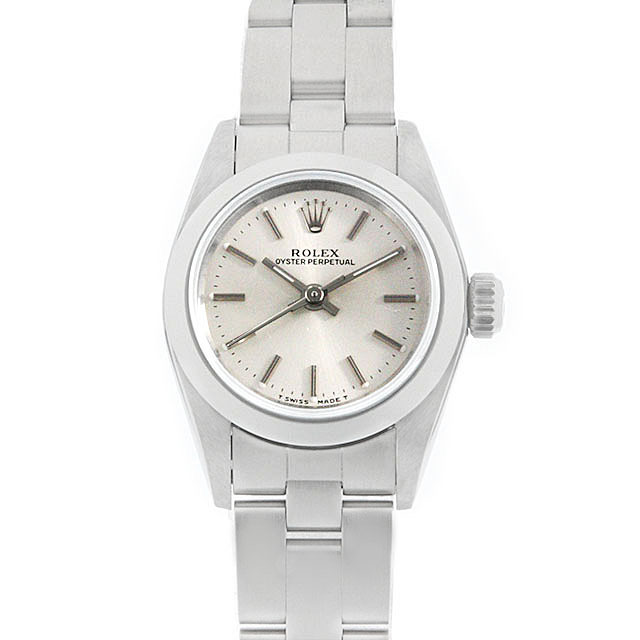 67180 シルバー/バー ROLEX（ロレックス） オイスターパーペチュアル 中古 | 東京・大阪の高級ブランド時計の販売・通販なら ...