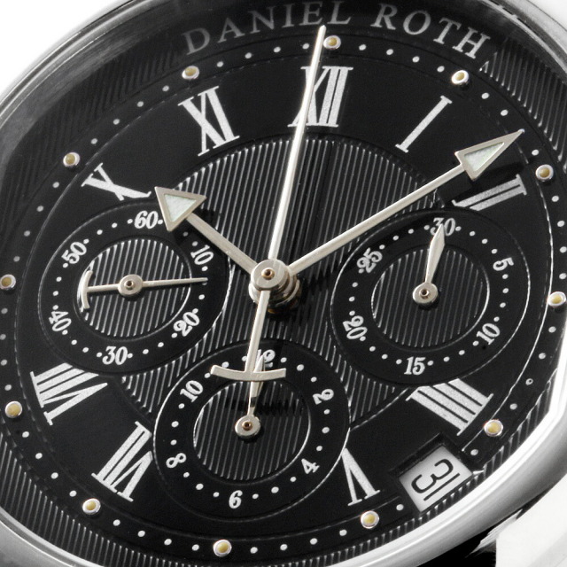 S247-ST ブラック DANIEL ROTH（ダニエルロート）スポーツ クロノグラフ 中古 | 東京・大阪の高級ブランド時計の販売・通販 ...