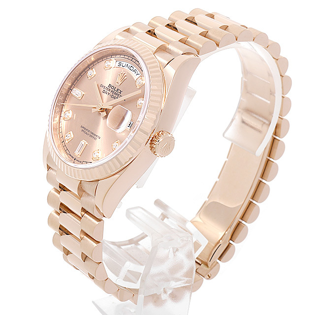 128235A ROLEX（ロレックス） デイデイト36 ピンク 新品 | 東京・大阪の高級ブランド時計の販売・通販ならGINZA RASIN ...