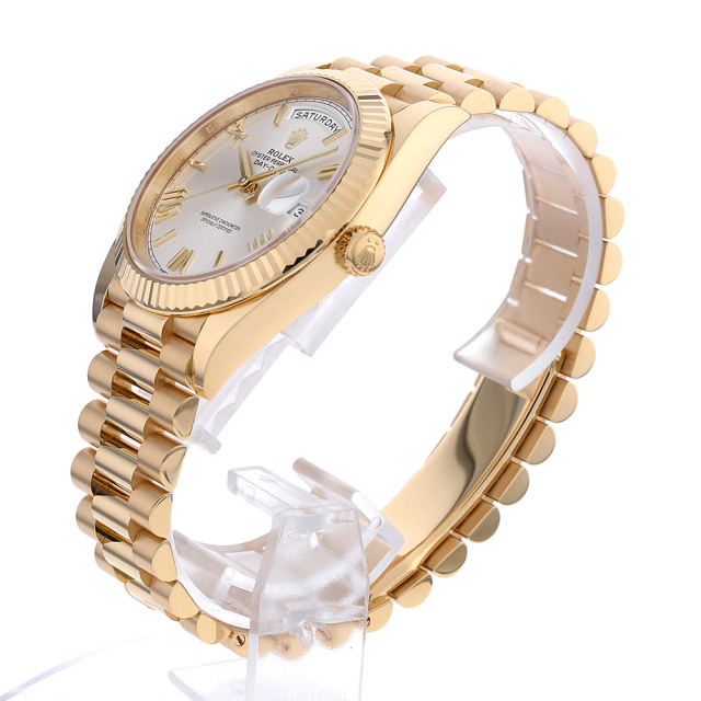 228238 シルバー ROLEX（ロレックス） デイデイト40 新品 | 東京・大阪の高級ブランド時計の販売・通販ならGINZA RASIN ...