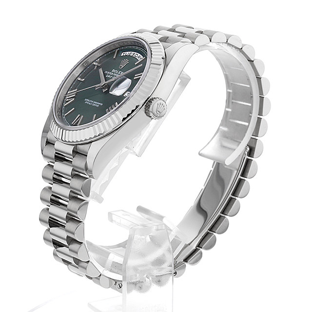 228239 ROLEX（ロレックス） デイデイト40 オリーブグリーン/ローマ 新品 | 東京・大阪の高級ブランド時計の販売・通販なら ...
