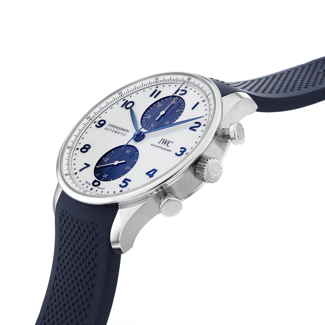 IW371620 ホワイト×ブルー IWC ポルトギーゼ・クロノグラフ 新品 | 東京・大阪の高級ブランド時計の販売・通販ならGINZA ...