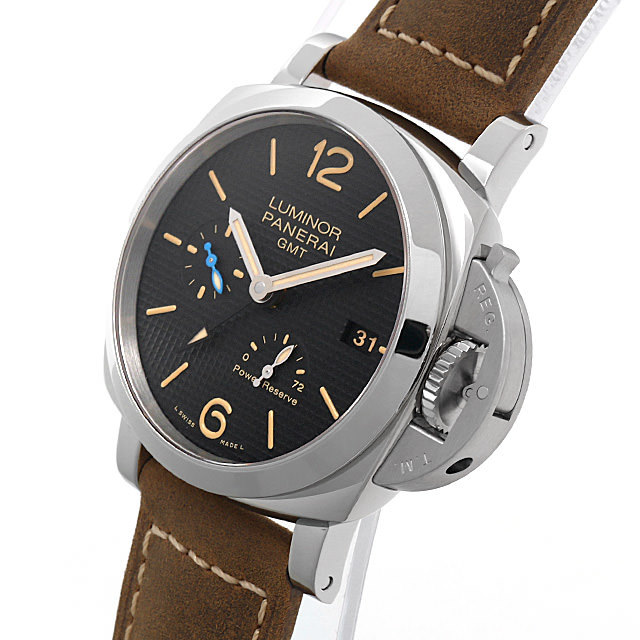 PAM01537 PANERAI（パネライ） ルミノール1950 3デイズ GMT パワーリザーブ オートマティック アッチャイオ 新品 ...