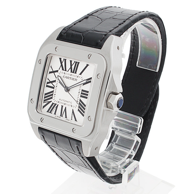 W20073X8 Cartier（カルティエ） サントス100 LM 新品 | 東京・大阪の高級ブランド時計の販売・通販ならGINZA ...