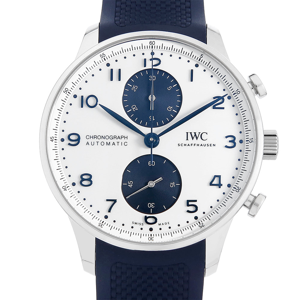 IW371620 ホワイト×ブルー IWC ポルトギーゼ・クロノグラフ 新品 | 東京・大阪の高級ブランド時計の販売・通販ならGINZA ...