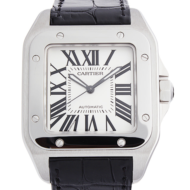 W20073X8 Cartier（カルティエ） サントス100 LM 新品 | 東京・大阪の高級ブランド時計の販売・通販ならGINZA ...