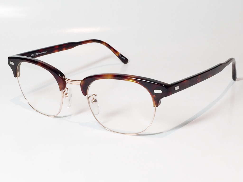 【送料無料】MOSCOT（モスコット） YUKEL size:48 （ TORTOISE - GOLD / CLEAR