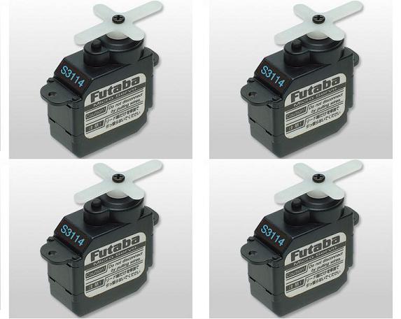 FUTABA 7.8g S3114 4個 R／C ネットショップ ロビン