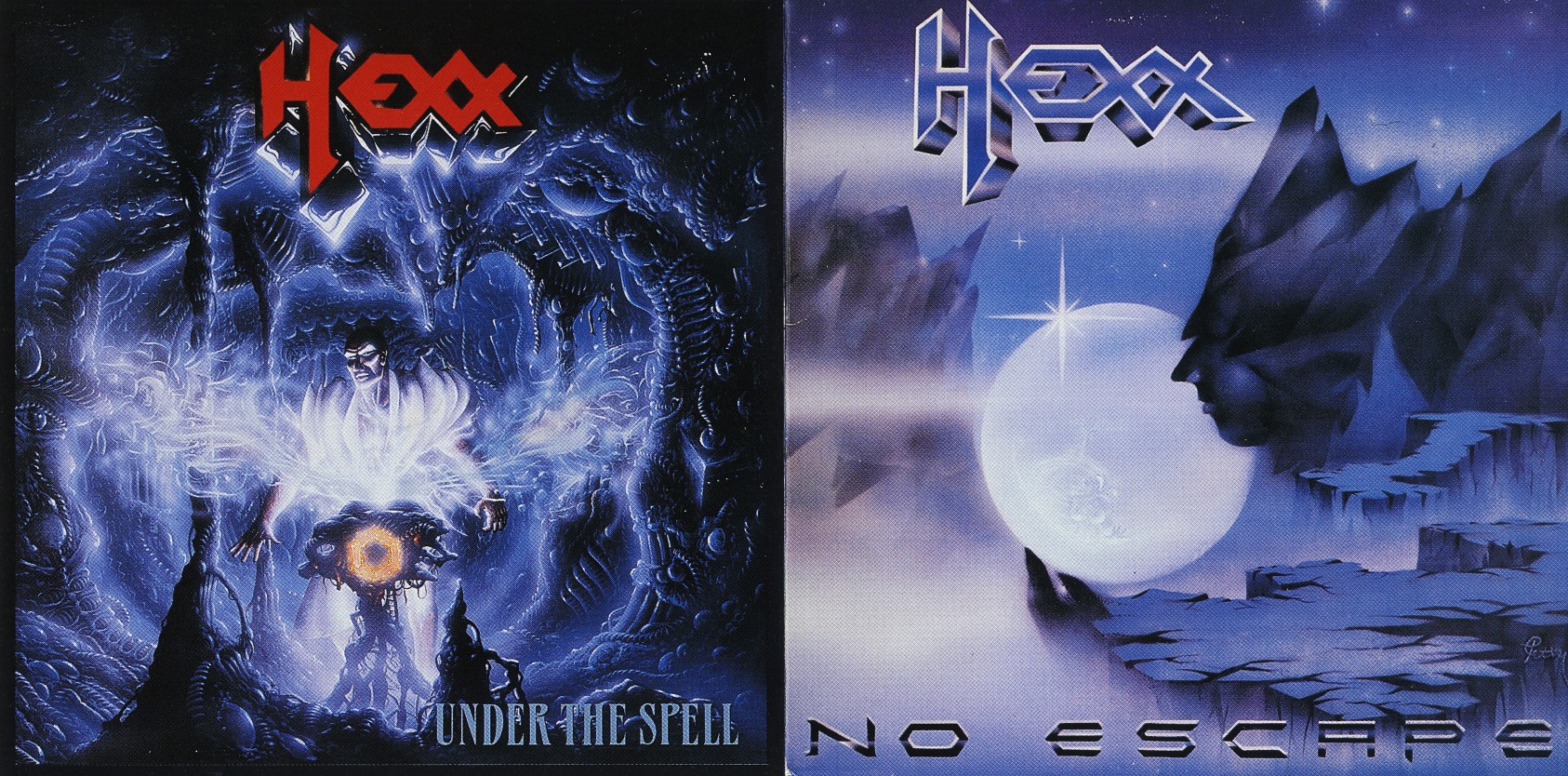 HEXX (US) / No Escape + Under The Spell (collector's item)
