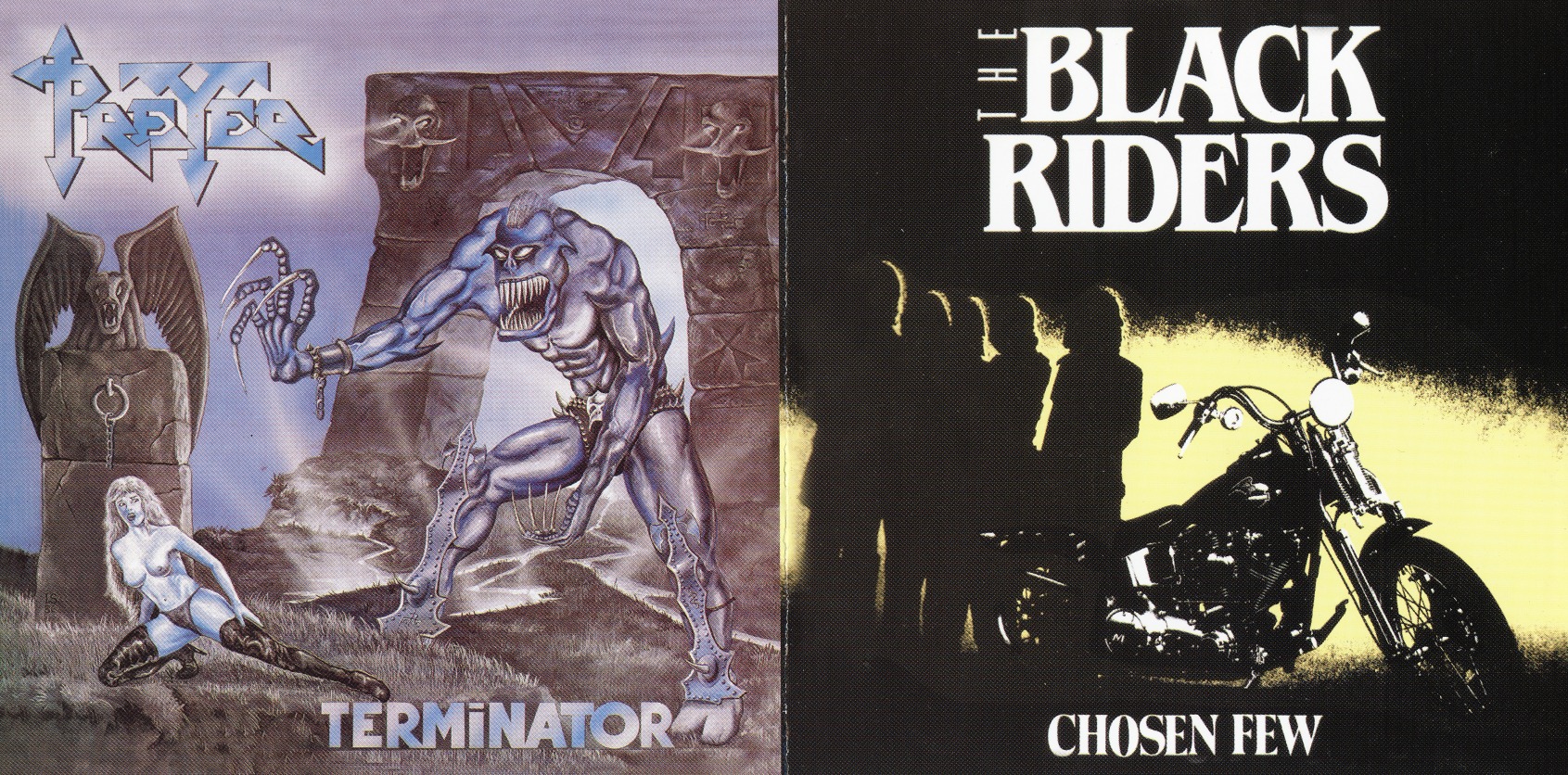 THE BLACK RIDERS (UK) & PREYER (UK) / Chosen Few & Terminator ...
