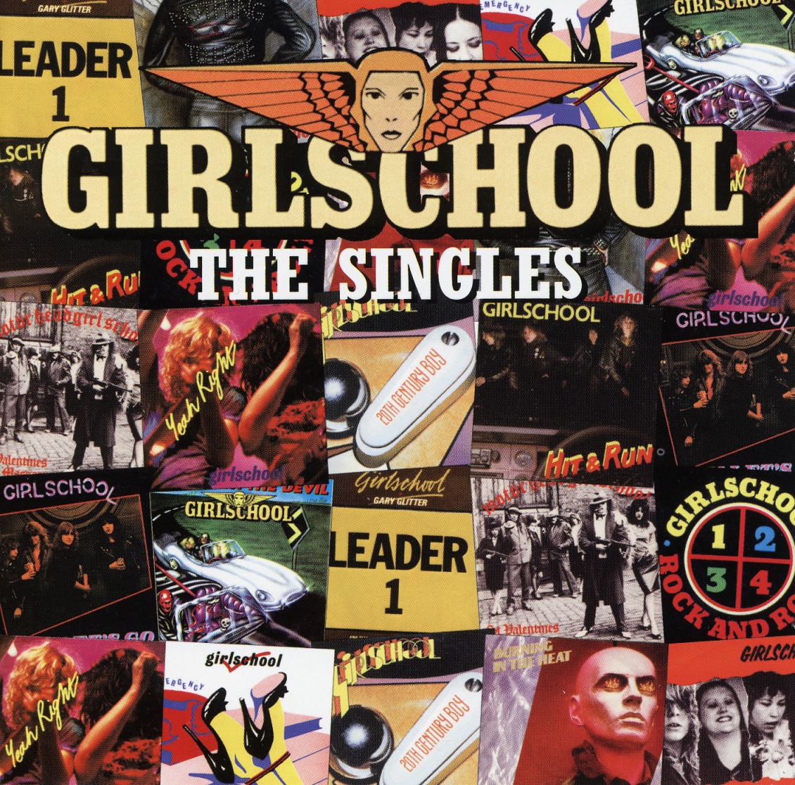 GIRLSCHOOL (UK) / The Singles (2CD)