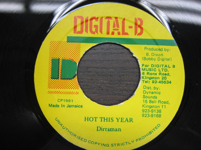 Dirtsman / HOT THIS YEAR / DIGITAL-B ロッカーズアイランド