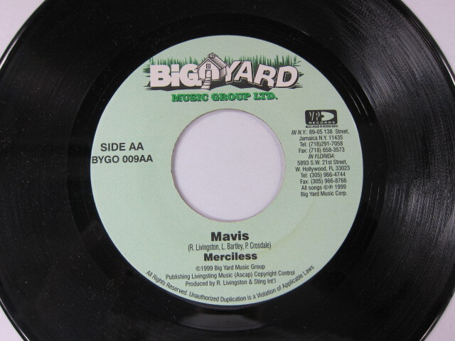 MERCILESS / MAVIS / BOOMBASTIC RIDDIM / BIG YARD ロッカーズアイランド