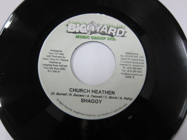 SHAGGY / CHURCH HEATHEN / BIG YARD ロッカーズアイランド