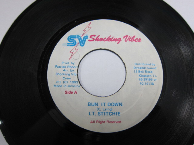 LT.STITCHIE / BUN IT DOWN / FULL UP RIDDIM / SHOCKING VIBES ロッカーズアイランド