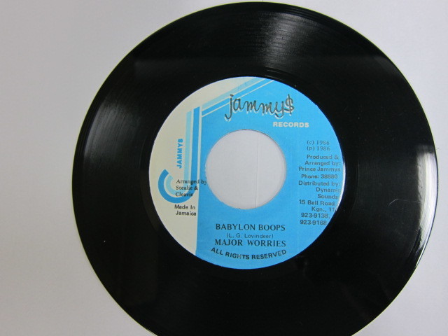 MAJOR WORRIES / BABYLON BOOPS / JAMMYS ロッカーズアイランド