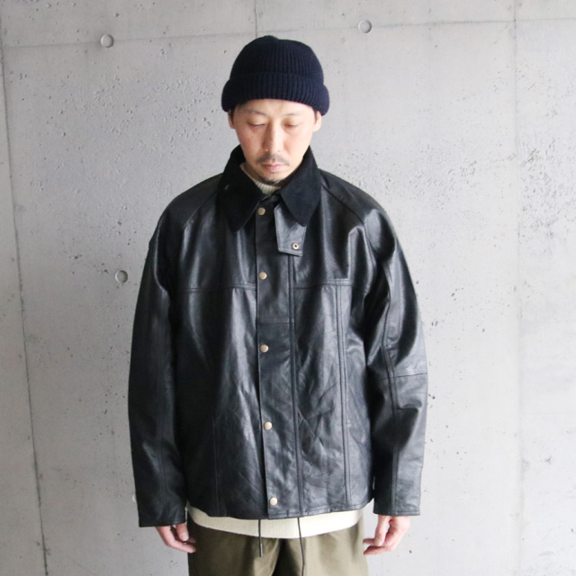 YOUSED (ユーズド) [ LEATHER DRIVERS JACKET ] リメイク レザー ドライバーズジャケット