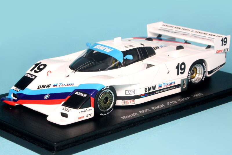 S3571 - スパーク 1/43 マーチ 86G BMW IMSA 1986 No.19 - ミニカーショップ ロム