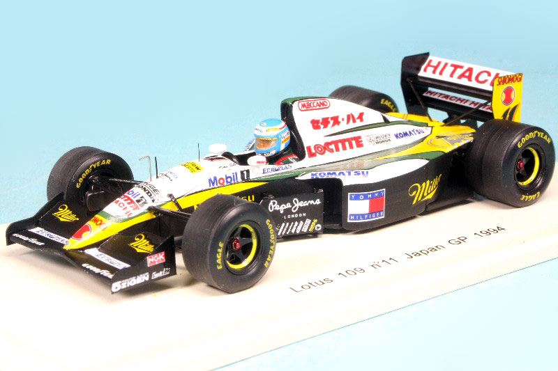 S1780 - スパーク 1/43 ロータス 109 日本GP 1994 M.サロ S1780 - ミニカーショップ ロム