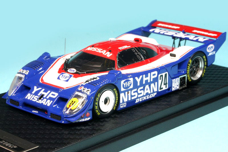 IG0285 - イグニッションモデル 1/43 ニッサン R90CP YHP JSPC 1990 No.24 - ミニカーショップ ロム