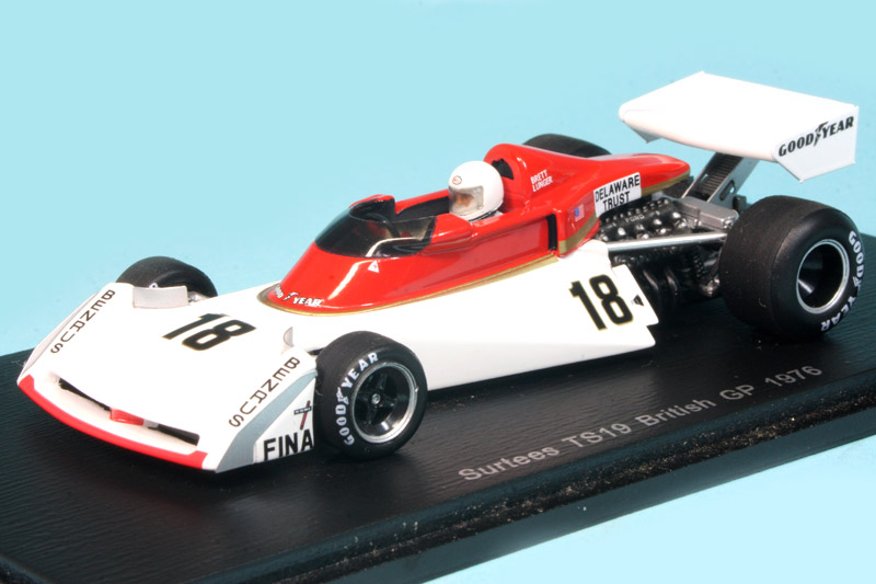 S4007 - スパーク 1/43 サーティース TS19 イギリスGP 1976 B.ランガー - ミニカーショップ ロム
