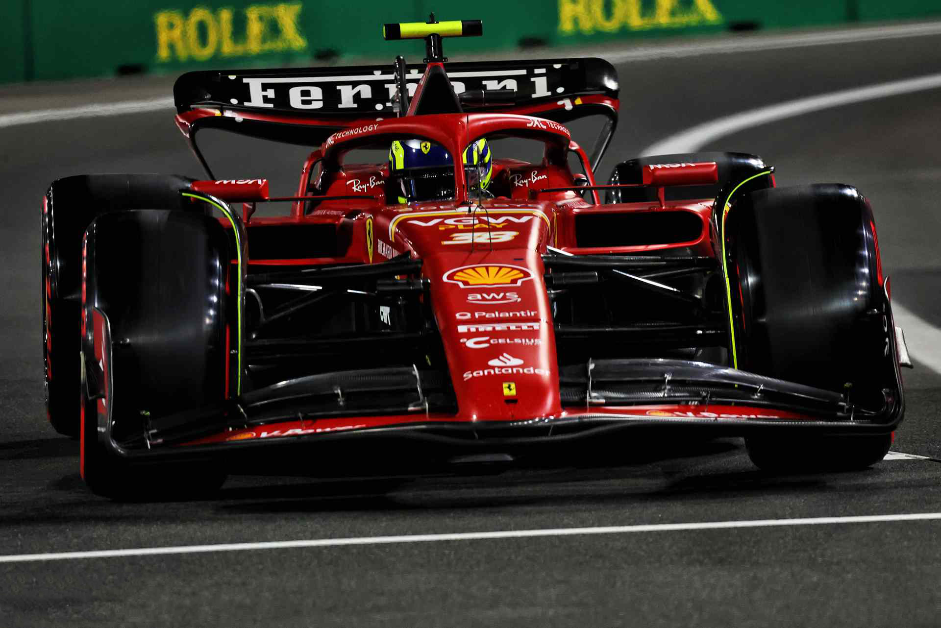 [予約] ルックスマート 1/18 フェラーリ SF-24 サウジアラビアGP 2024 O.ベアマン LS18F1058