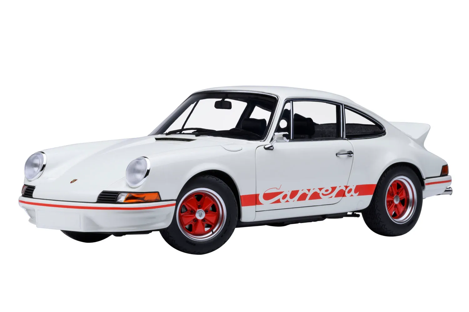 [予約] オートアート 1/18 ポルシェ 911 カレラ 2.7 RS グランプリホワイト／レッドストライプ 78030 ミニカーショップ ロム