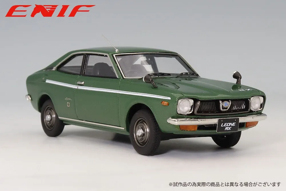 [予約] ENIF 1/43 スバル レオーネ 1400 RX 1972 グリーンメタリック カスタムカラー ENIF0082 ミニカーショップ ロム
