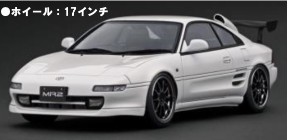 [予約] イグニッションモデル 1/18 トヨタ MR2 SW20 ホワイト IG3336