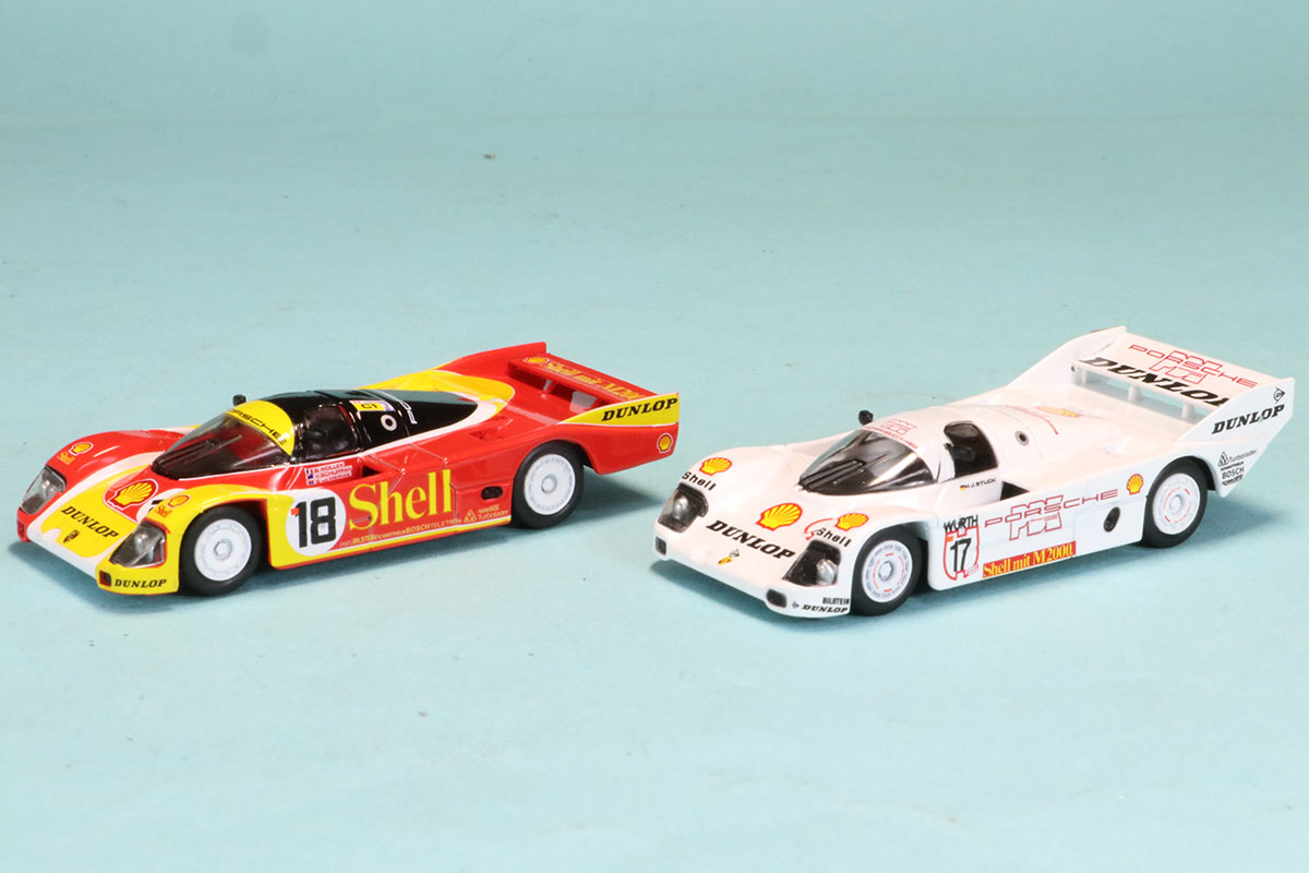 タイニー×スパーキー 1/64 ポルシェ 962 "SHELL" ルマン 1988 No.17 "DUNLOP" 1987 No.17 ...