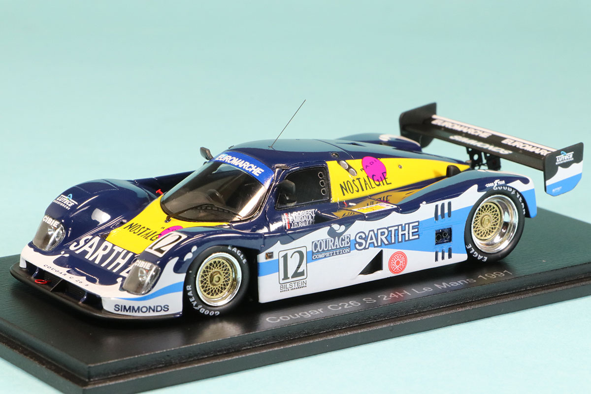 スパーク 1/43 クラージュ C26S ルマン 1991 No.12 S3535 ミニカーショップ ロム